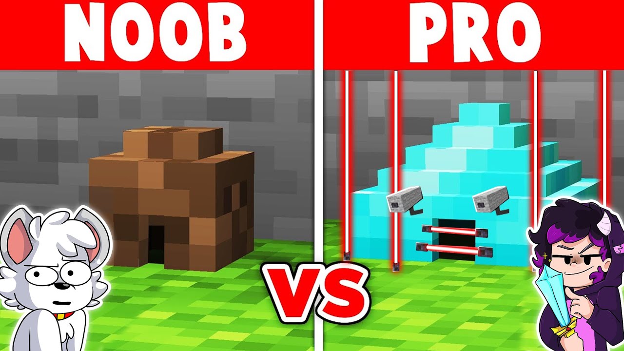 Minecraft NOOB vs PRO: BASES CHIQUITAS MAS SEGURAS 🔨🏠 LOS PANAS - YouTube