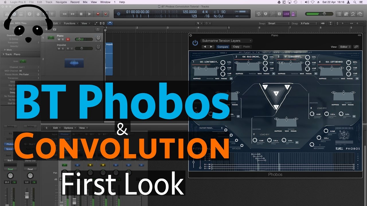 BT Phobos - Logic Pro X - Convolution Sound Design Overview Tutorial - YouTube