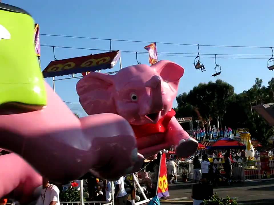 OC Fair - Dumbo Ride - YouTube