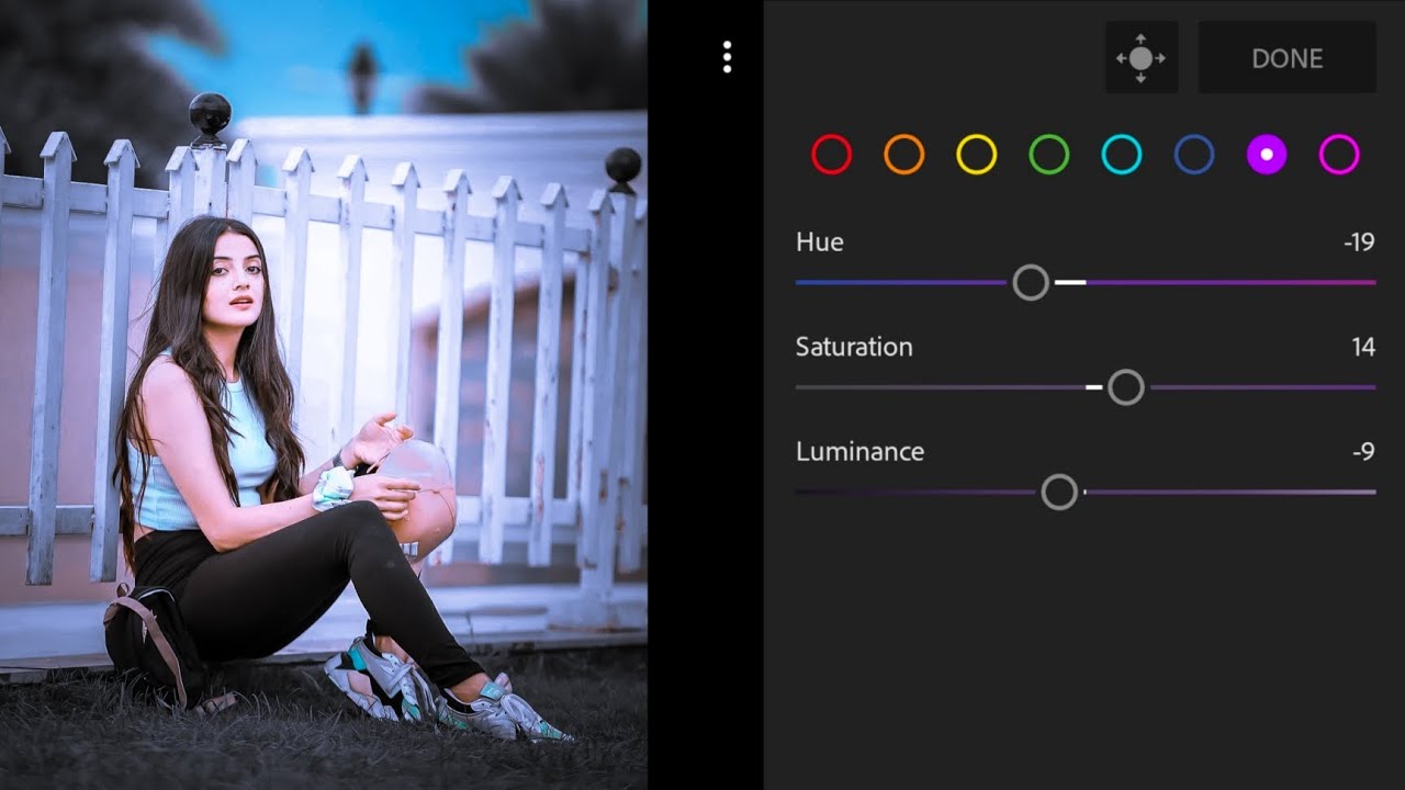 Lightroom Black And Blue Tone Photo Editing // Lightroom Photo Editing ...
