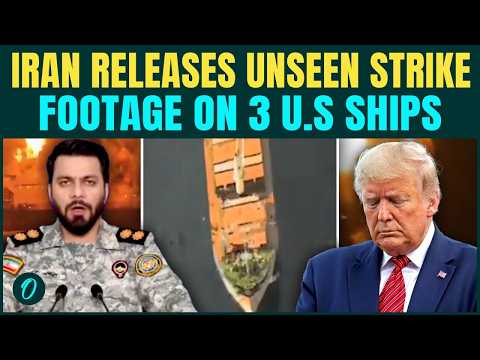 Iran Releases Unseen Strike Footage On 3 U.S. Tankers | Chilling Visuals Show Direct Impact