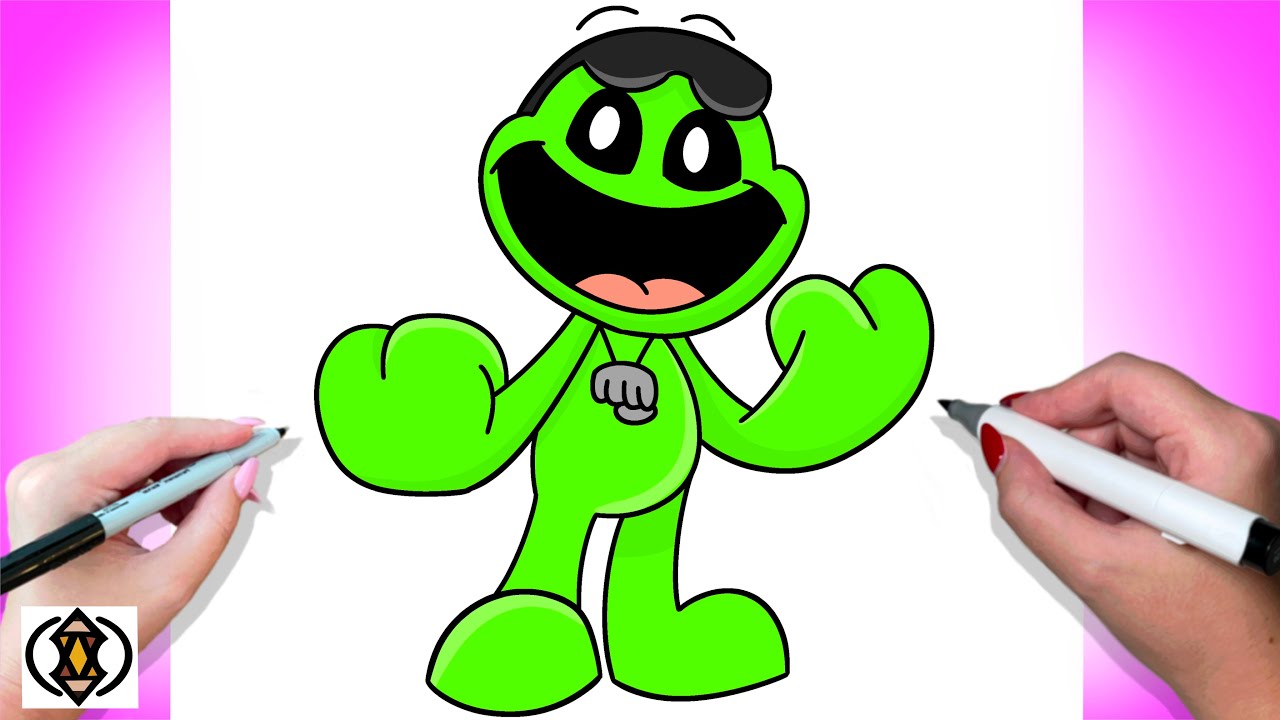 How To Daw Jumbo Josh As A Smiling Critter | Poppy Playtime - YouTube