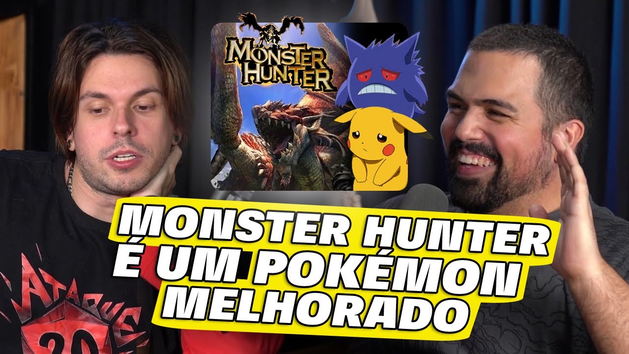 POKÉMON vs MONSTER HUNTER qual é MELHOR?? - YouTube