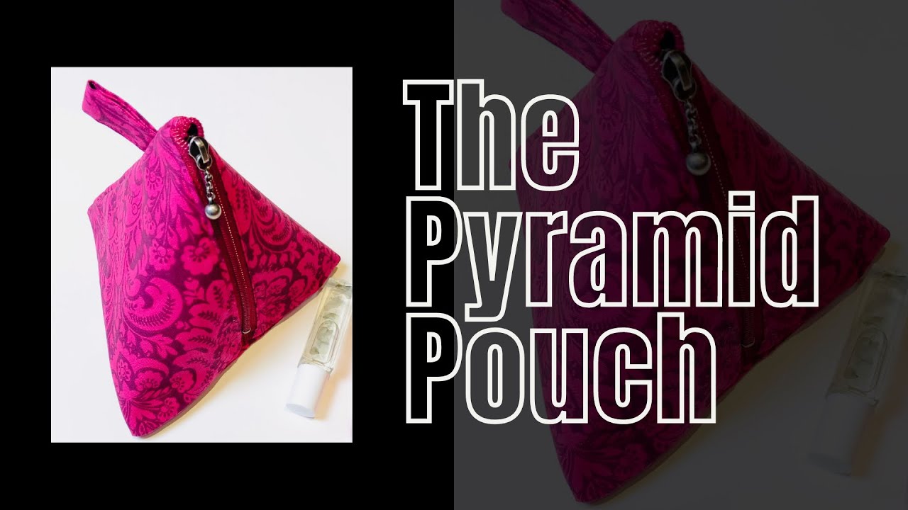 How To Sew A Pyramid Pouch, Triangle Zipper Bag, Sewgoods Easy Sewing ...
