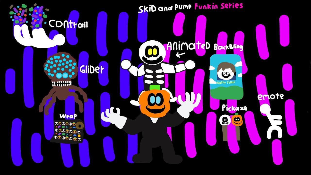 FORTNITE funkin series skins skid and pump friday night funkin(new skin ...