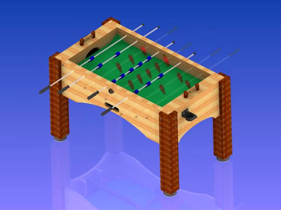 Georgia Tech - ME 1770 - Foosball Animation - YouTube