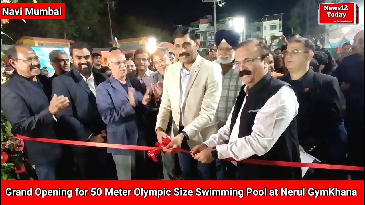 Grand Opening for 50 Meter Olympic Size Swimming Pool at Nerul GymKhana ...