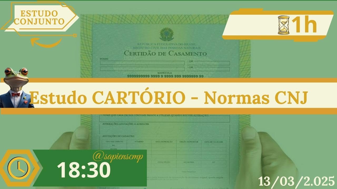 ENAC - Provimento 149 CNJ - comentado PARTE 4: art. 79 a art. 135 - YouTube