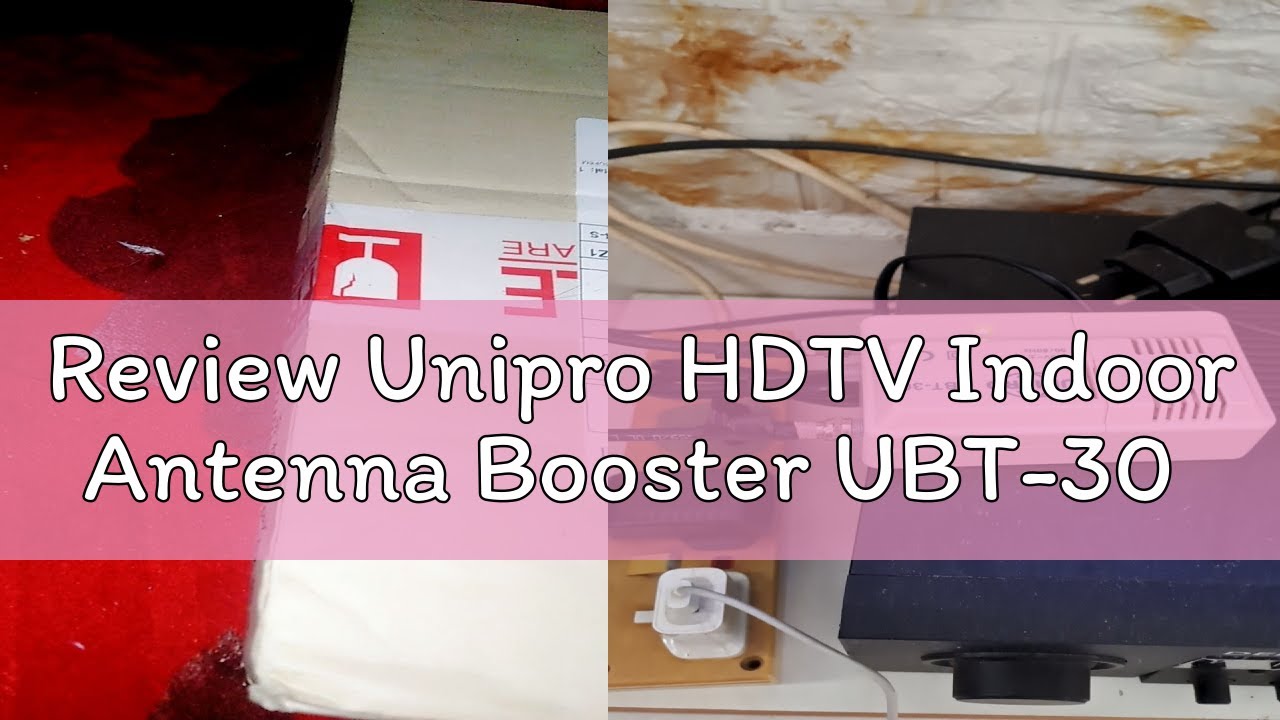 Review Unipro HDTV Indoor Antenna Booster UBT-30 - YouTube