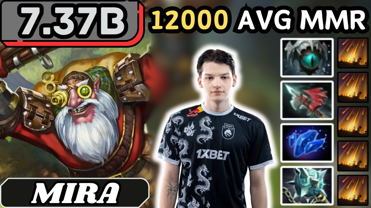 7.37b - Mira SNIPER Soft Support Gameplay 24 ASSISTS - Dota 2 Full ...