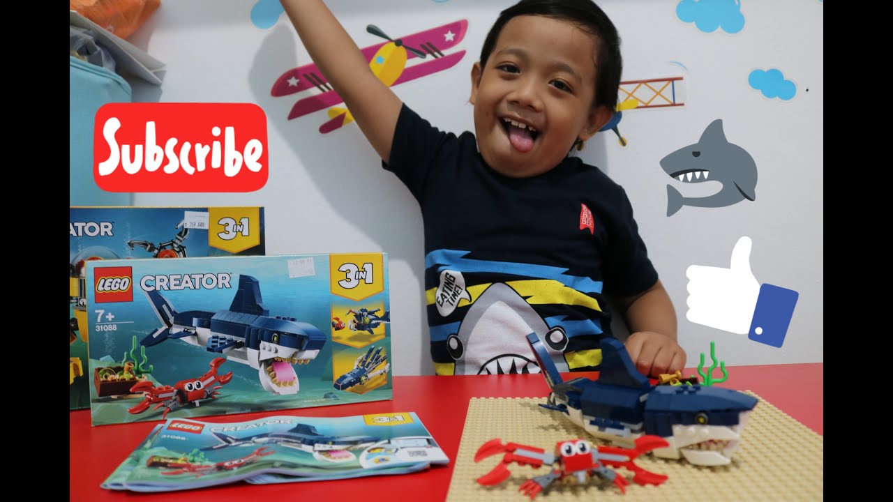 Main Lego Rakit Lego Creator - UNBOXING LEGO CREATOR #31088 (2nd build ...