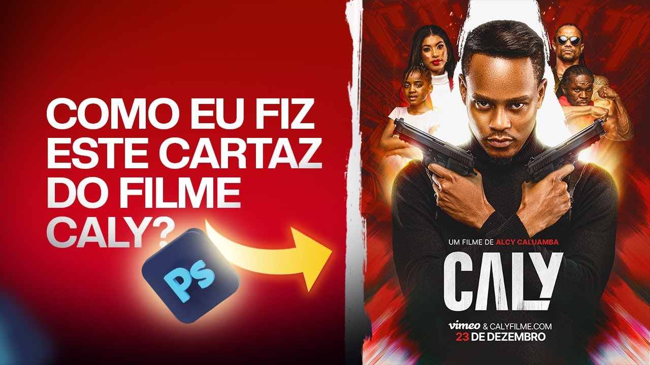 TUTORIAL CALY FILME COVER DESIGN / BY OLDYZIGNER - YouTube