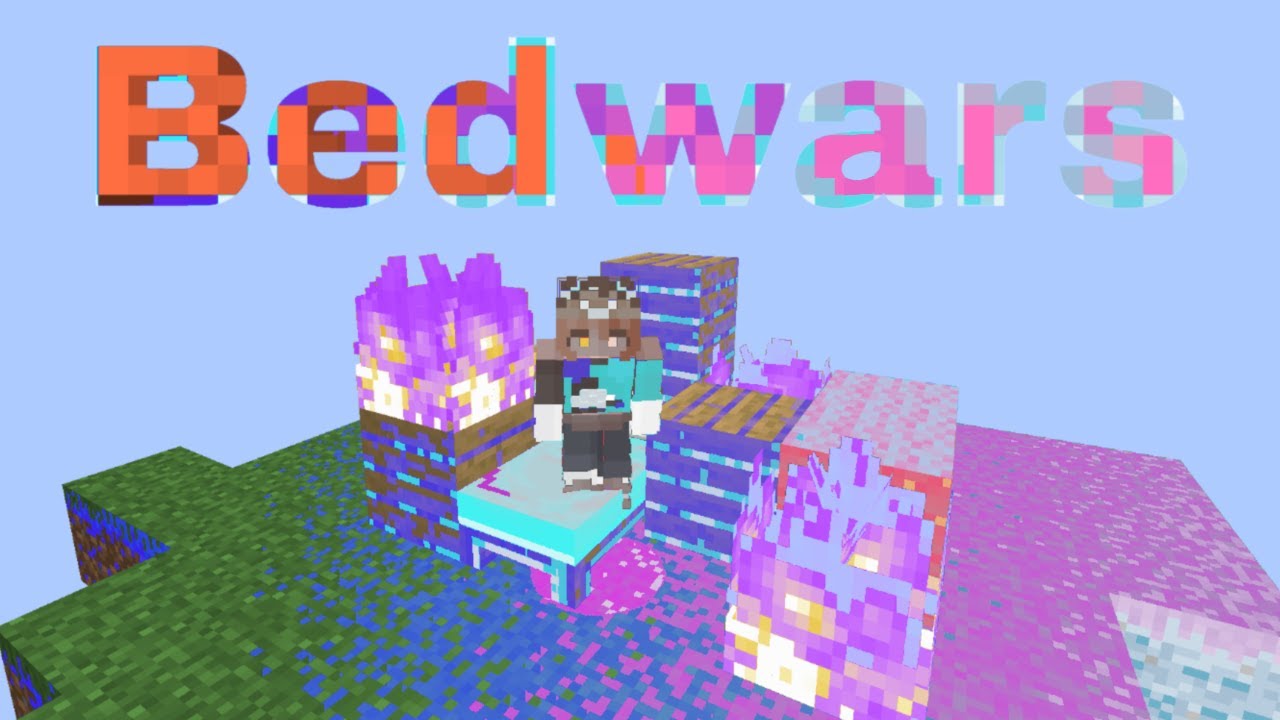 Minecraft Bedwars In Inverted Colors - YouTube