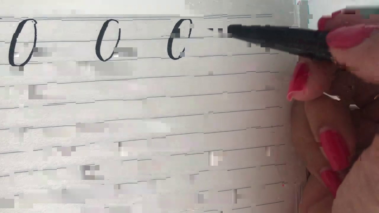 Lettering Step by Step: The Oval Stroke - YouTube