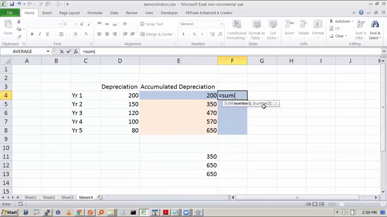 5 Cumulative Formula - YouTube