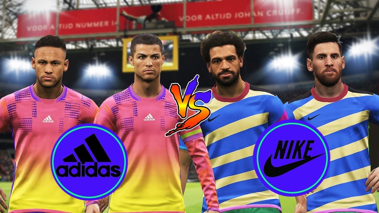 PES 2019 My New Kits Team Adidas FC Vs Team Nike FC Amazing Goals pes-2019-my-new-kits-team-adidas-fc-vs-team-nike-fc-amazing-goals