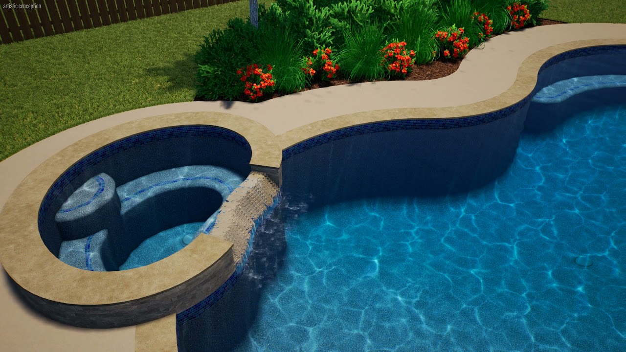 Plummer Pool Design by Backyard Amenities - YouTube