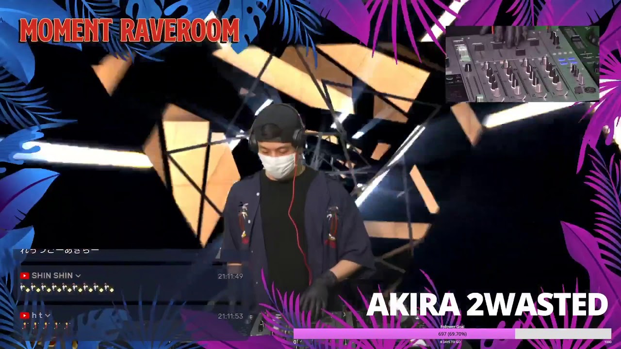 DJ AKIRA Deep House Techno DJ set / Moment raveroom (May 21, 2020 ...