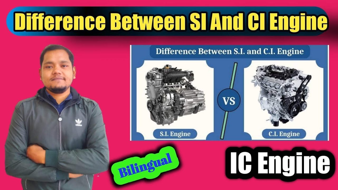 Difference between Si and CI engine./ IC Engine / Lec-1 / Part-3 ...