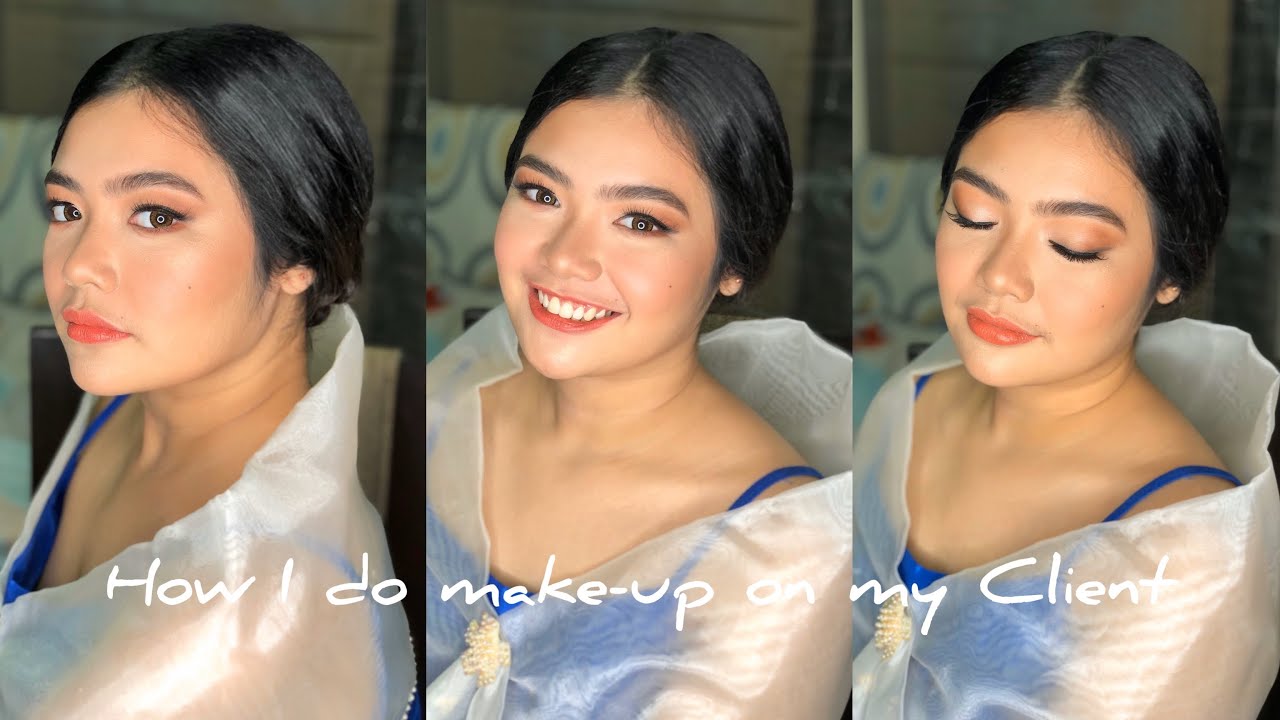 Filipiniana Makeup Tutorial | How I do make-up on my Client - YouTube