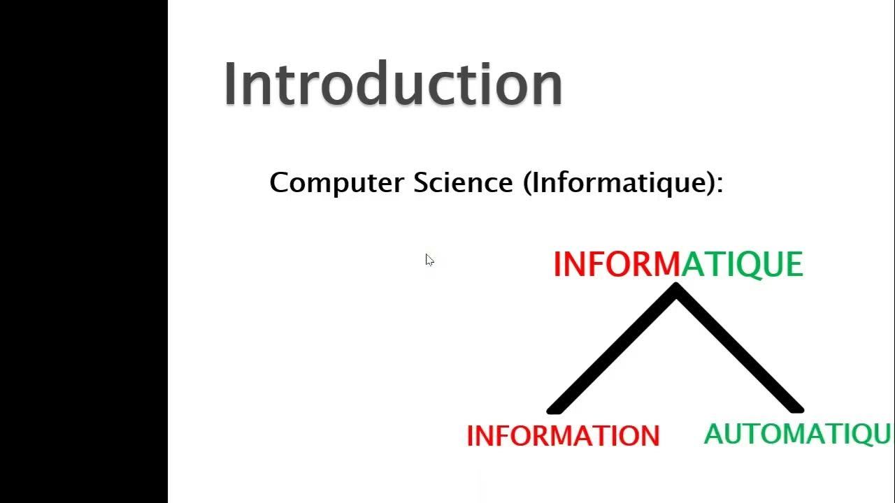 Computer Science Intro-1 - YouTube