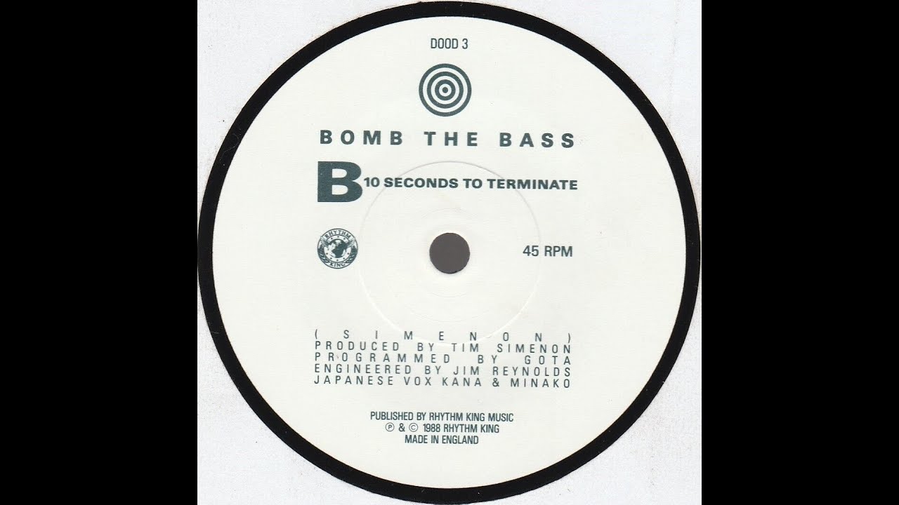 Bomb The Bass - 10 Seconds To Terminate (12" Extended Version) - YouTube