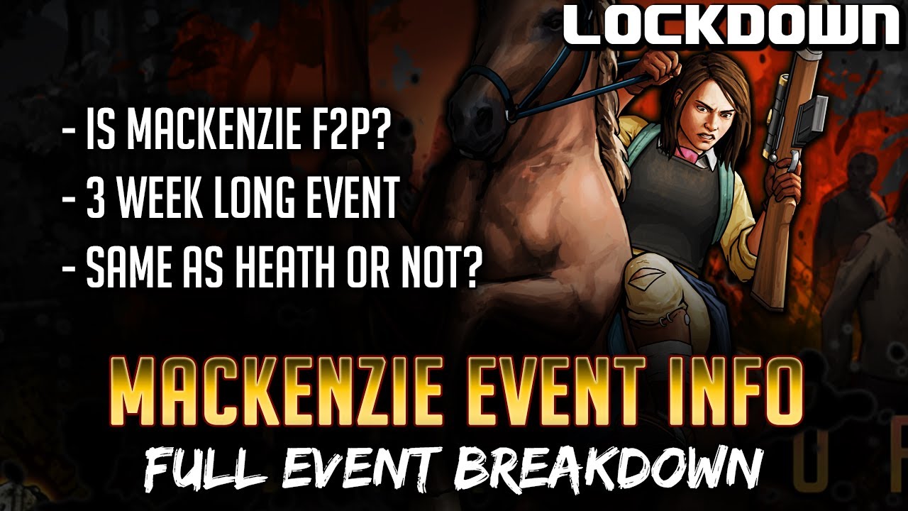 TWD RTS: Mackenzie Event Info, Is She F2P? The Walking Dead: Road to ...