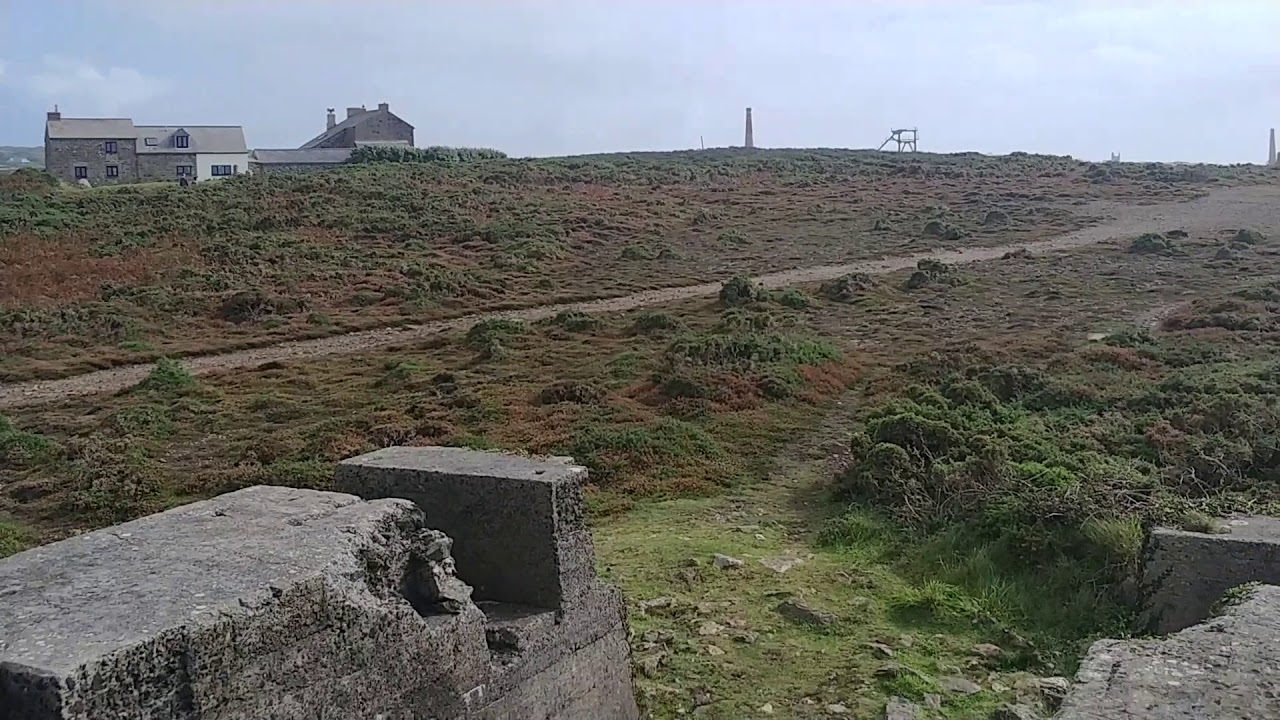 Natural stone arch near Botallack in Cornwall. - YouTube