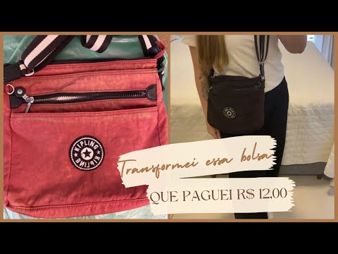PAGUEI R$ 12,00 numa KIPLING MANCHADA e TRANSFORMEI ELA!❣️