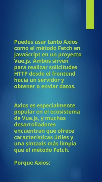 #axios #fetch #vuejs #laravel - YouTube
