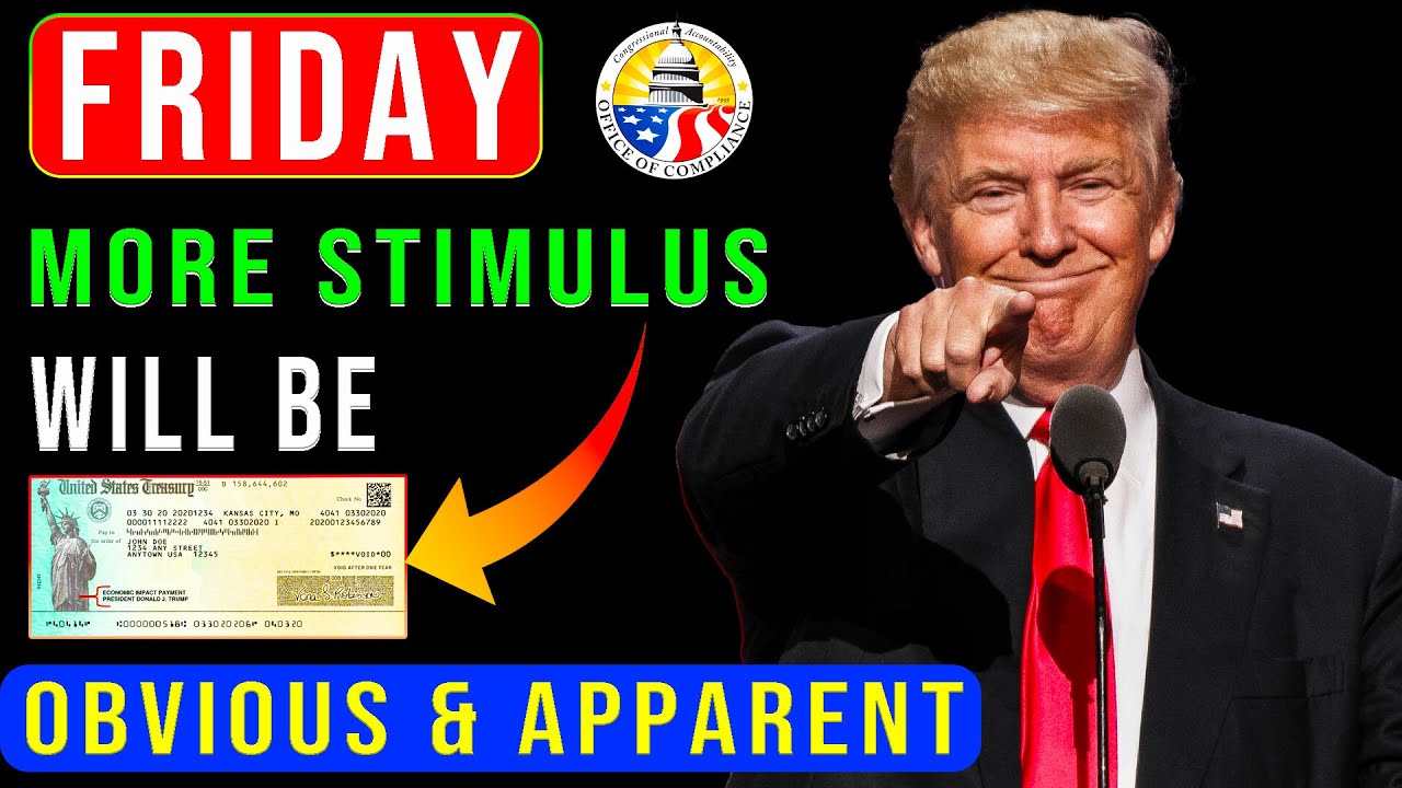 Friday: More Stimulus Will Be Obvious & Apparent - YouTube