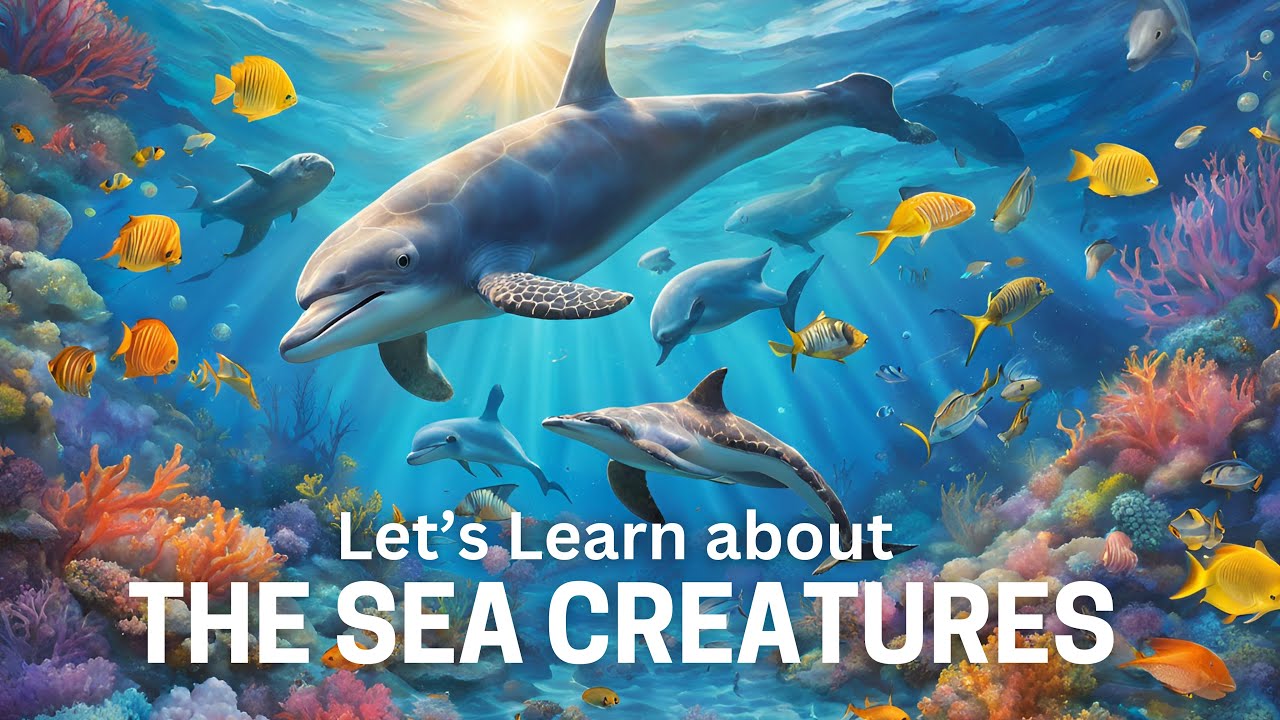Learn Sea Creatures Names for Kids - Fun Lesson with Pictures | Kids ...