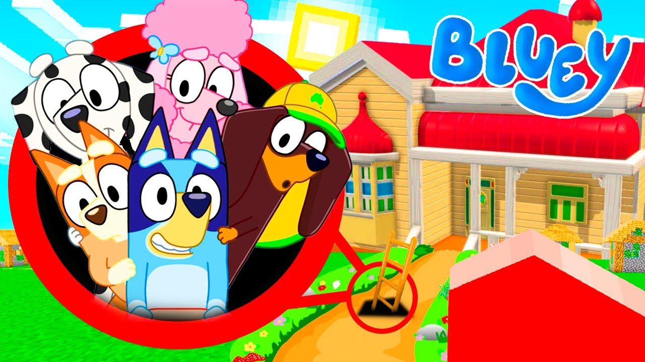 What's inside the secret base of Bluey and Friends in Minecraft? - YouTube