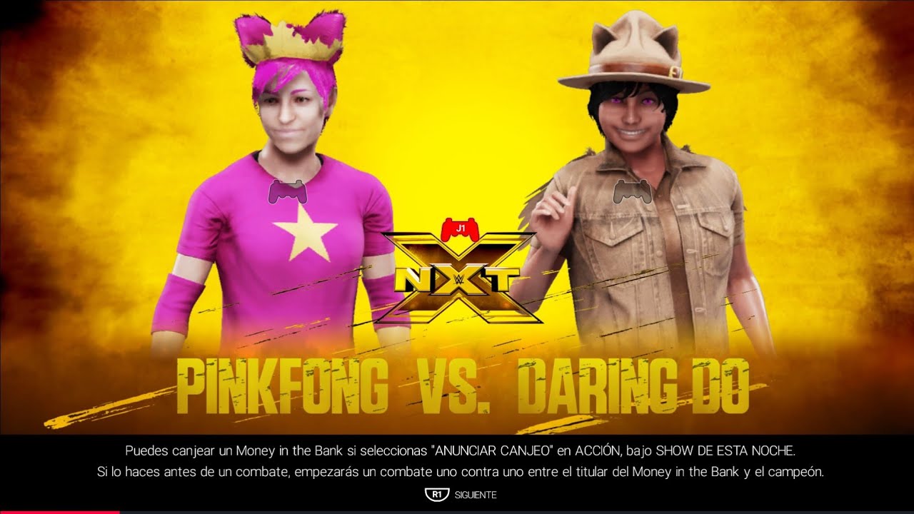 WWE 2k19 Pinkfong vs Daring Do - YouTube