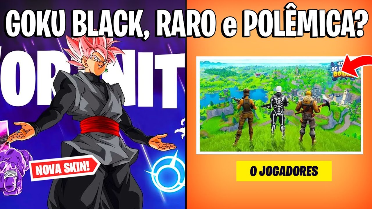FORTNITE - SKIN GOKU BLACK, RARO NA LOJA e POLÊMICA NOSTALGIA? - YouTube