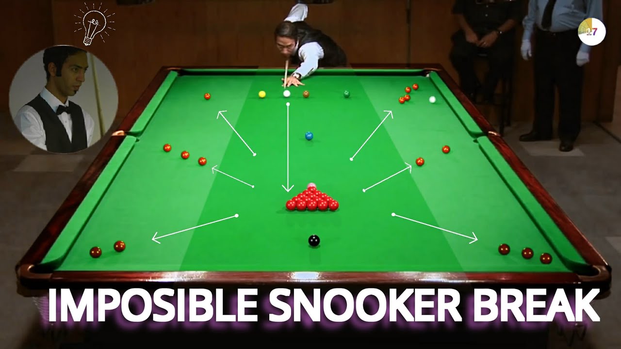 1 in a Million Moments | impossible snooker break off | Ahmed Ali - YouTube