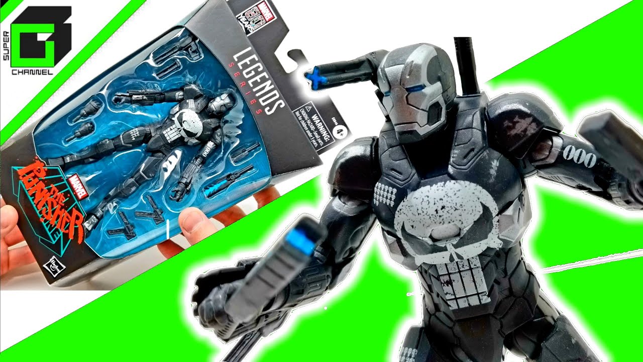 The Punisher WAR MACHINE Unboxing HASBRO Marvel Legends GAMESTOP ...