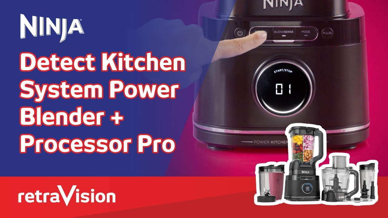 Ninja Detect Kitchen System Power Blender + Processor Pro - YouTube