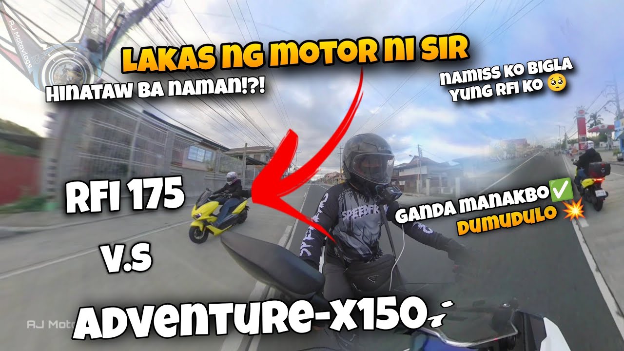 Batangas City Ride part 2| Nakasabayan ko Rfi175 kapareho ng motor ko ...