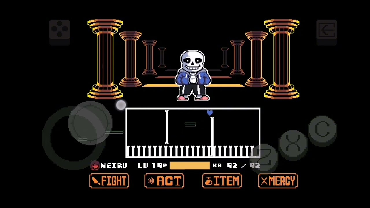 Sans No Hit (Phase 1) | Undertale Bits and Pieces - YouTube