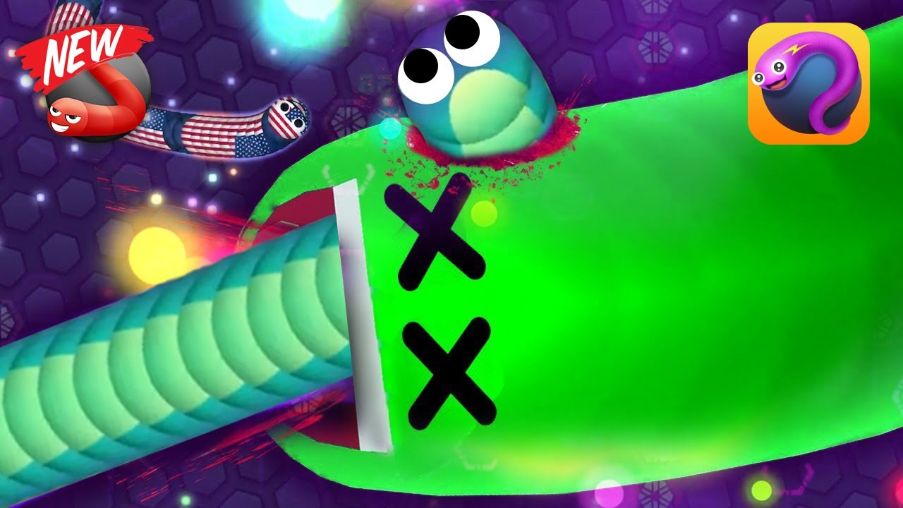 WORM IO 🐍 SPATY OMG! Big Worm vs Tiny Snakes Best Fun Epic Slither io Online Game Play - YouTube