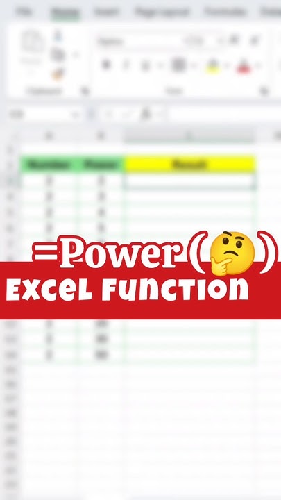 MASTER Excel's Power Function NOW! - YouTube