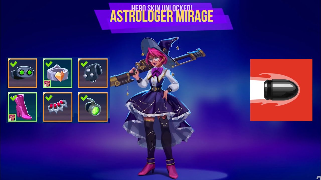 Astrologer Mirage New Skin Gameplay | Bullet Echo | My Favourite ...