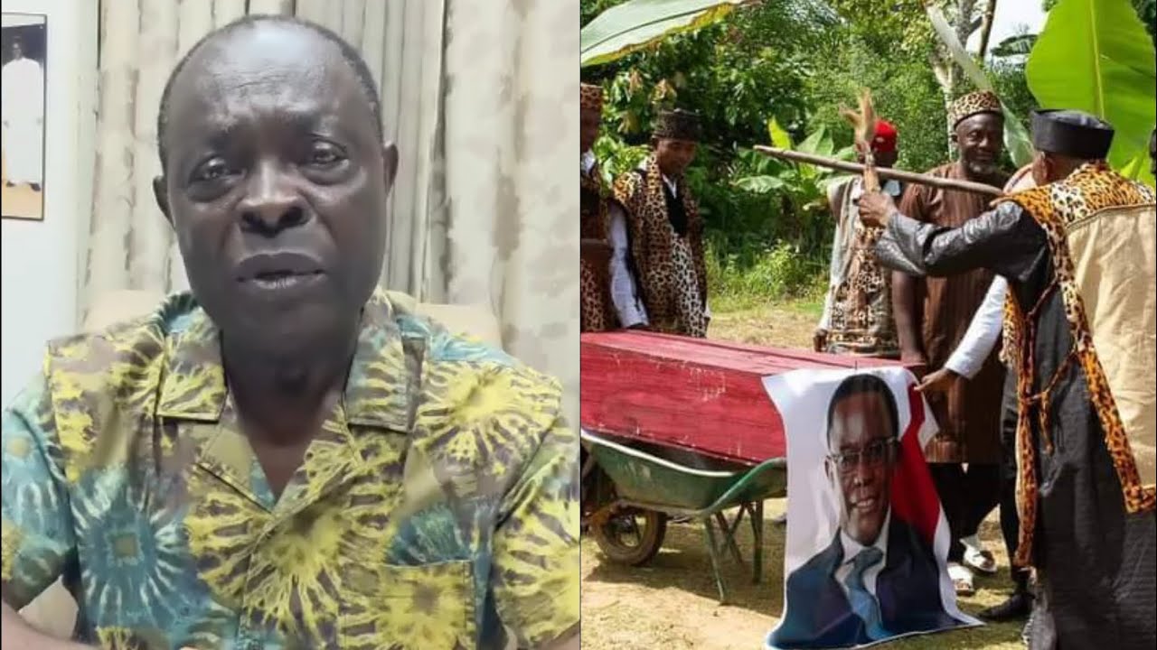 Albert Nzongang donne les derniers voeux d'Hubert Mono Njana. Le ...