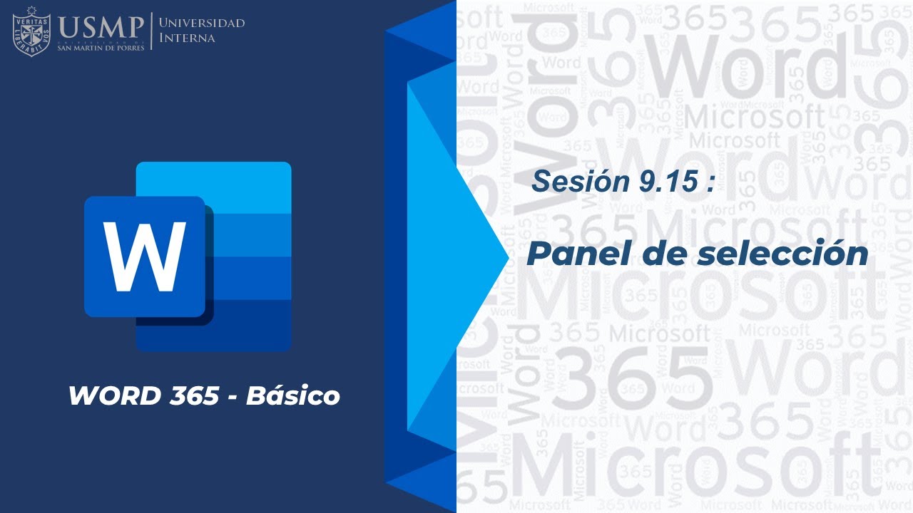 Word 365: Sesión 9.15 - Panel de selección - YouTube