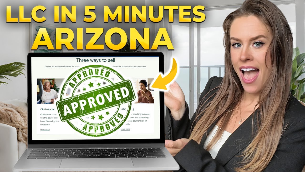 How To Open an LLC in Arizona in 5 Minutes (2025 Guide) - YouTube