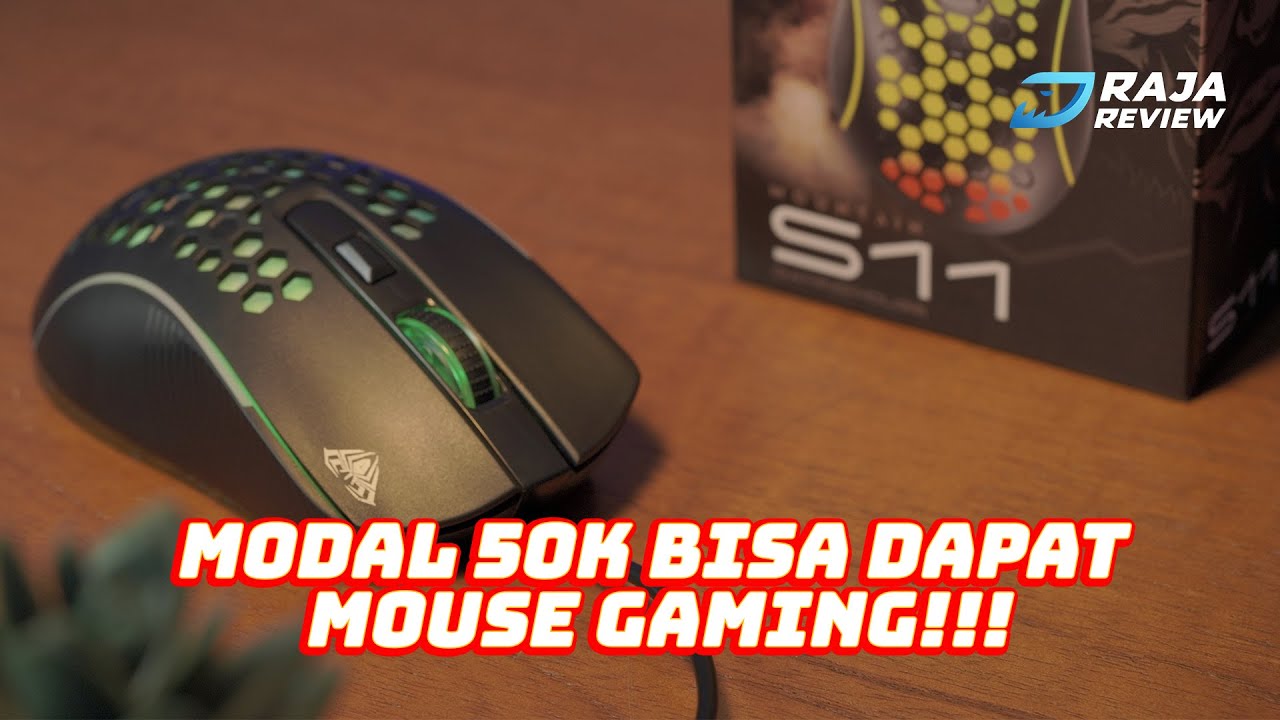 MOUSE GAMING RINGAN DITANGAN RINGAN DIDOMPET || Review Mouse Aula S11 ...