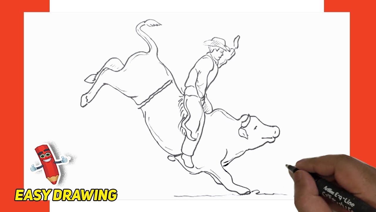 How To Draw A Bullfighter Easy #trending #viral | Easy Drawings | Magic ...