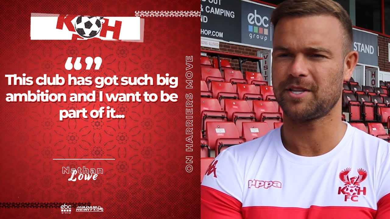 Nathan Lowe 30/05/22: Former Darlington man on joining Harriers - YouTube