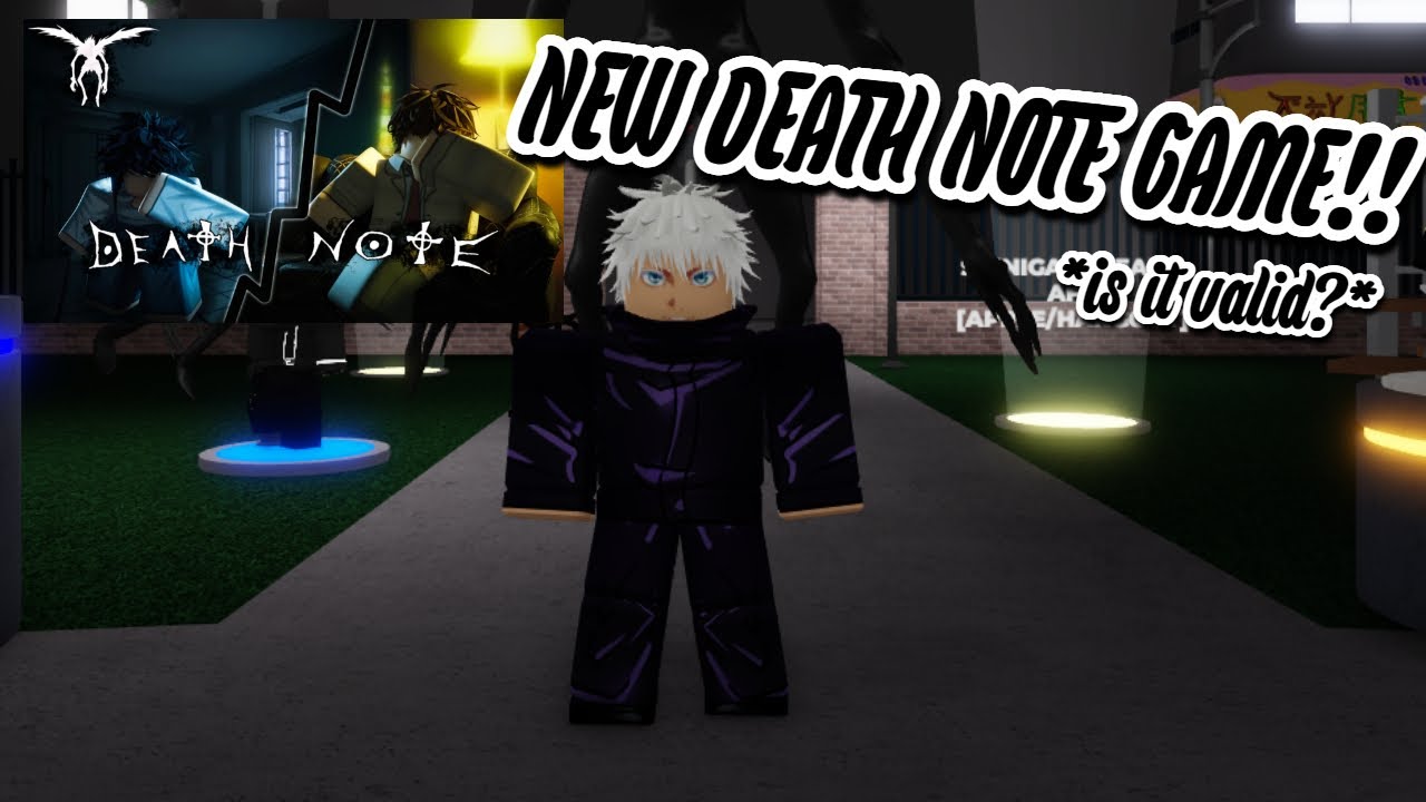 Playing *NEW* Roblox DEATH NOTE Game!! - YouTube